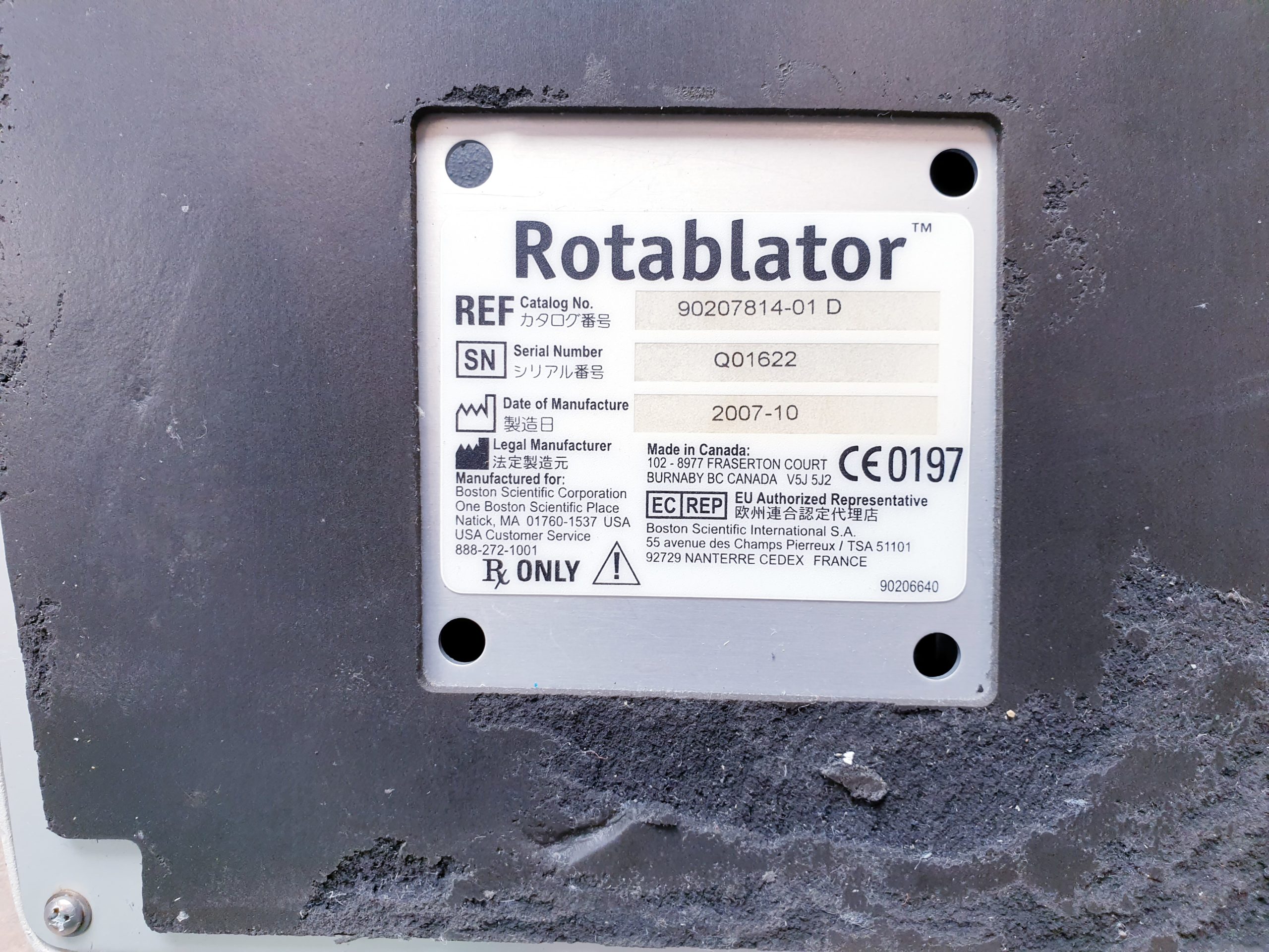 Boston Scientific RC 5000 Rotablator Rotations-Angioplastie-Konsole ...