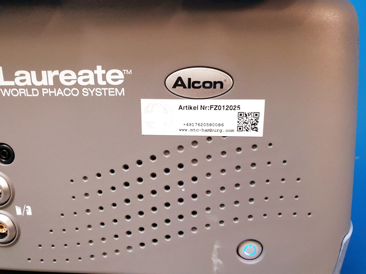 Alcon laureate world phaco system – MTC Hamburg - Gebrauchte Medizintechnik