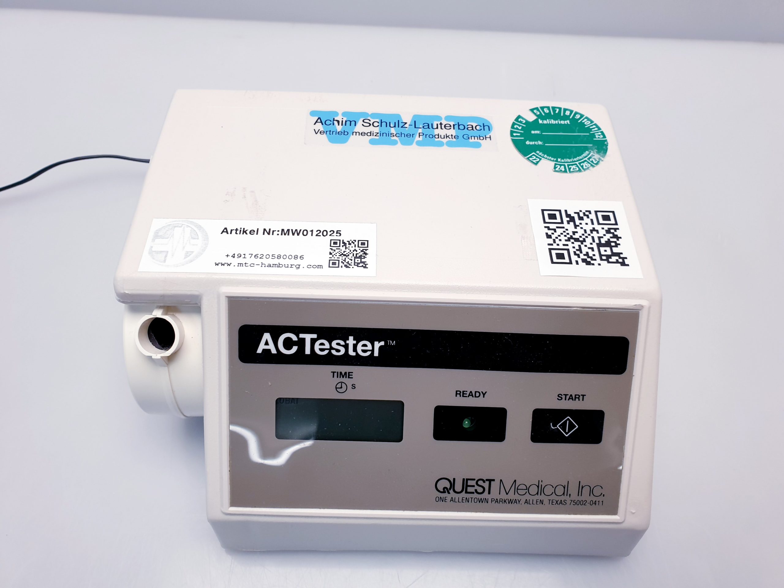 Quest Medical AC-Tester – MTC Hamburg - Gebrauchte Medizintechnik