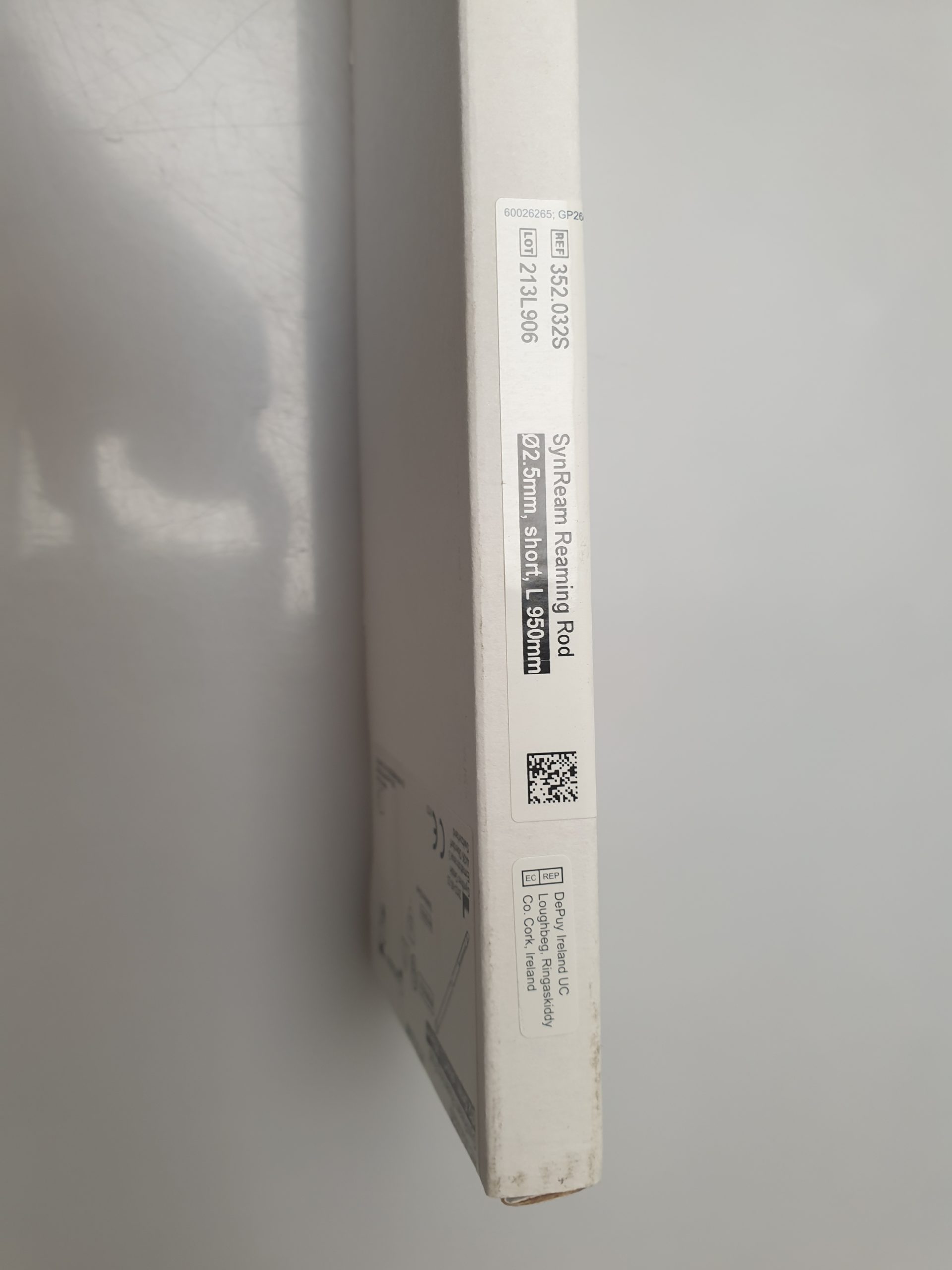 Synthes SynReam reaming Rod 2,5mm, short, L 950mm REF 352.032SLA032025 ...