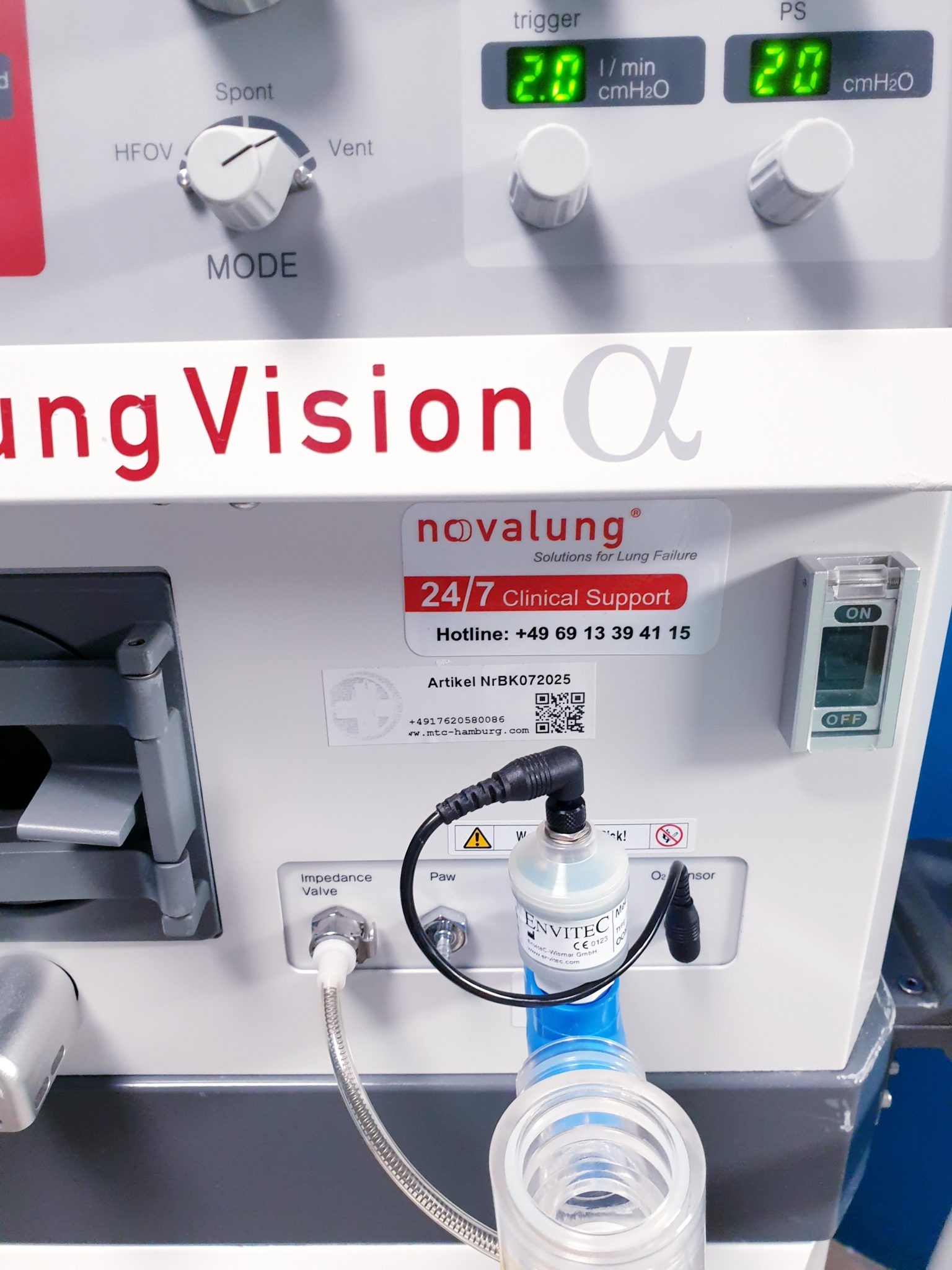 NOVALUNG Vision Alpha HIGH FREQUENCY OSCILLATORY VENTILATION – MTC ...