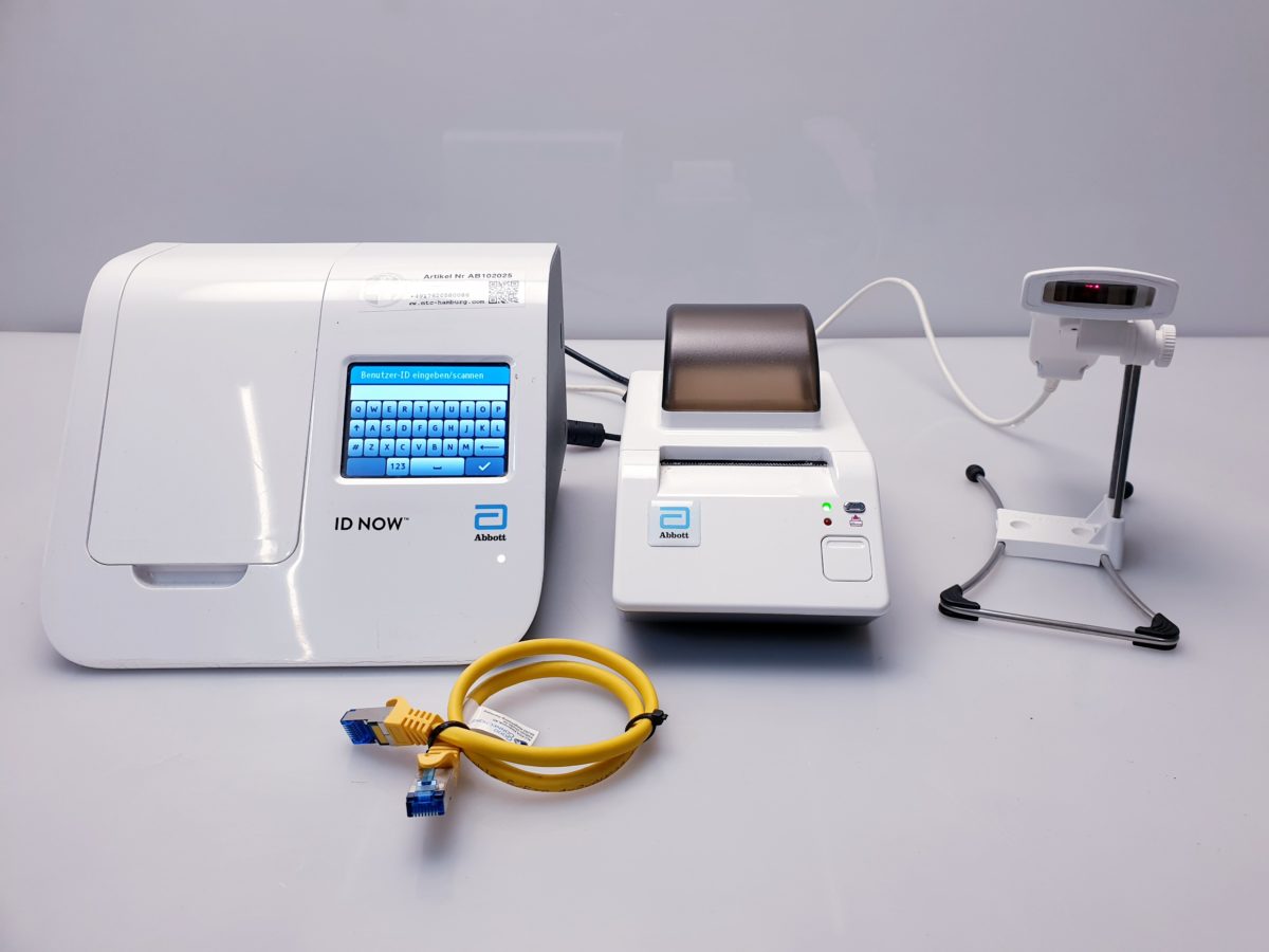 Abbott ID NOW Immuntest-Analysegerät – MTC Hamburg - Gebrauchte ...
