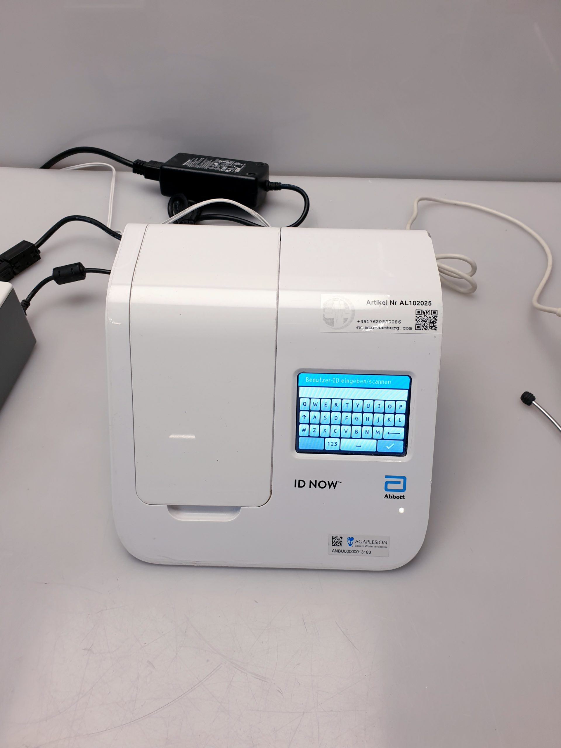 Abbott ID NOW Immuntest-Analysegerät – MTC Hamburg - Gebrauchte ...