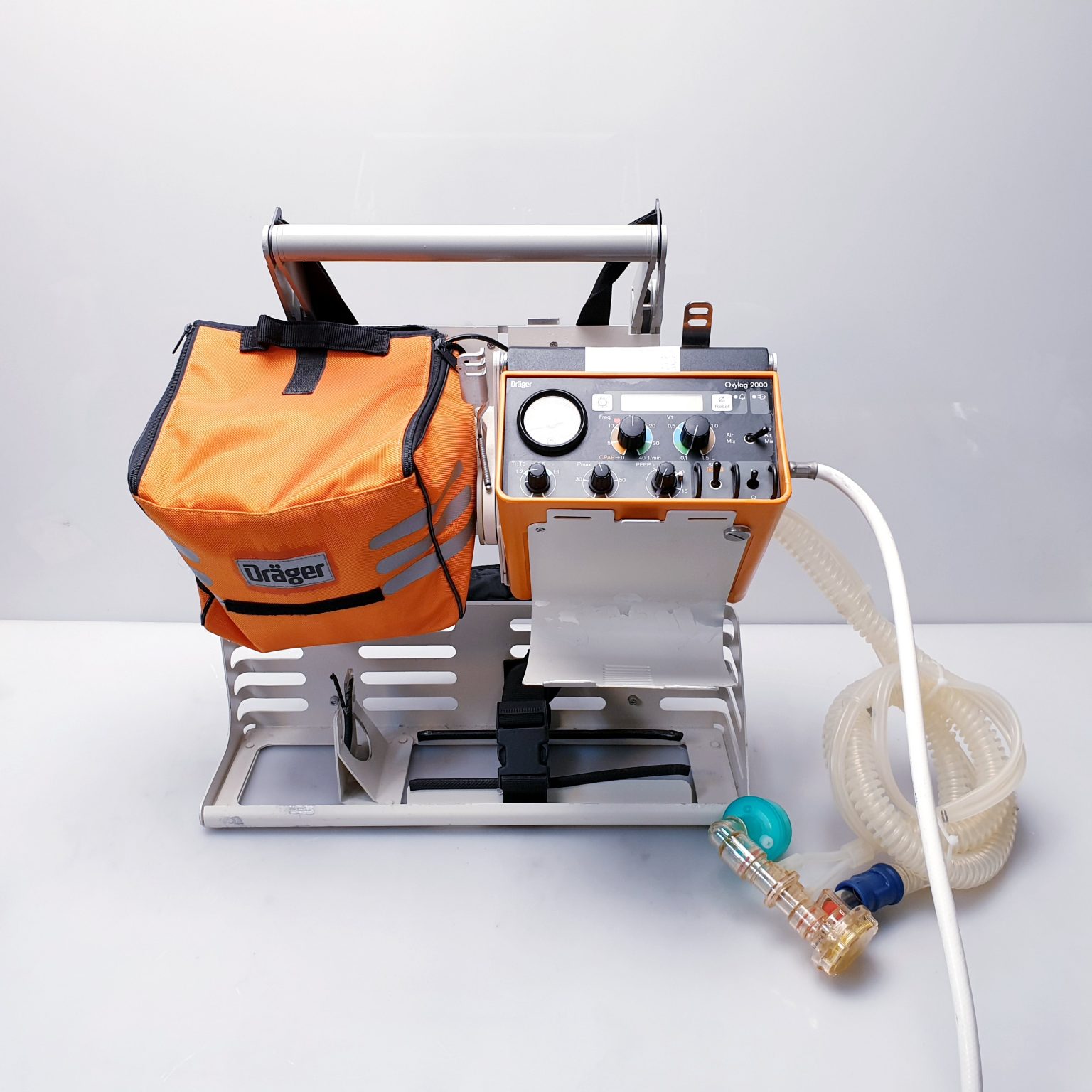 Dräger Oxylog 2000 Beatmungsgerät & Dräger No. 8412074 Netzteil – MTC ...