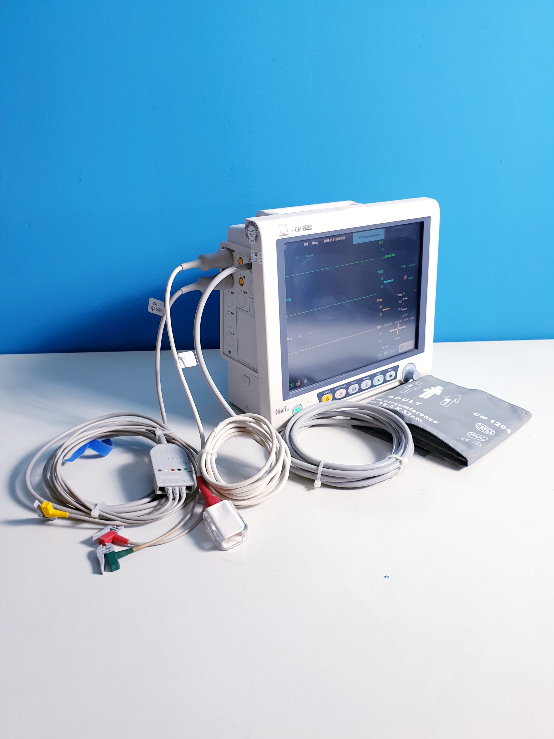 Mindray iPM-9800 Überwachungsmonitor - Patienten Monitor EKG, SpO2 ...