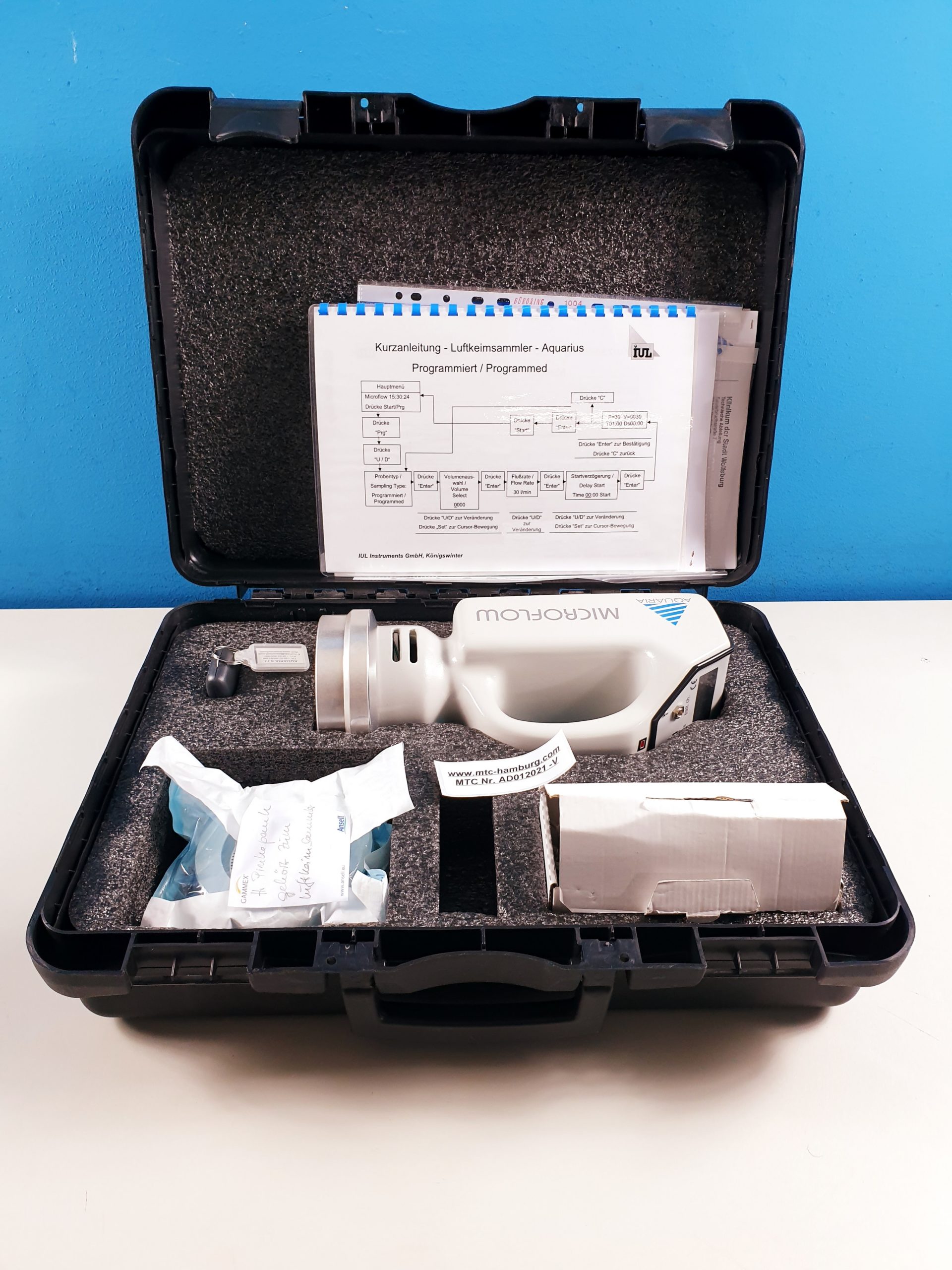 Aquaria Microflow Sampler – MTC Hamburg - Gebrauchte Medizintechnik