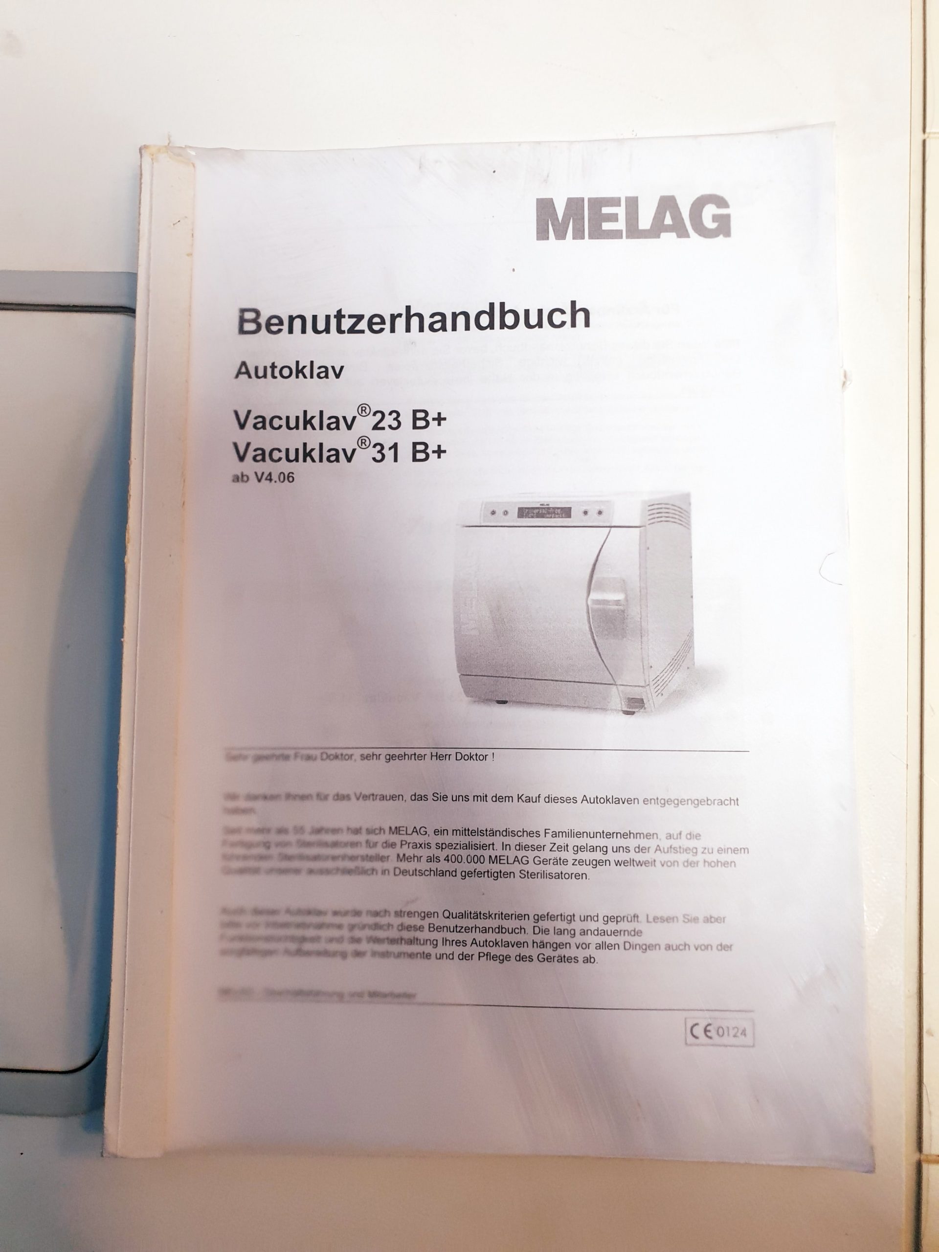Melag Vacuklav 23B+ // 23 B+ mit Melag Printer – MTC Hamburg ...