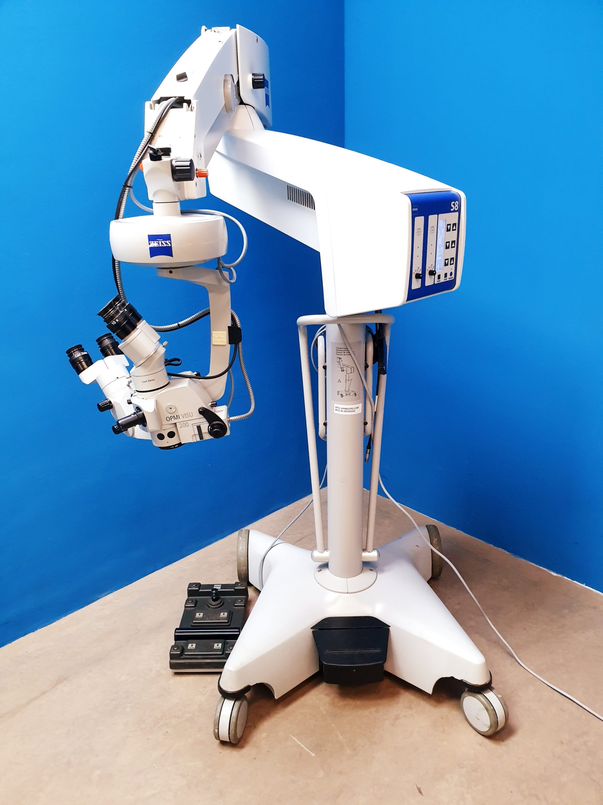 Carl Zeiss OPMI Visu 200 S8 Ophtalmology Surgical Microscope ...