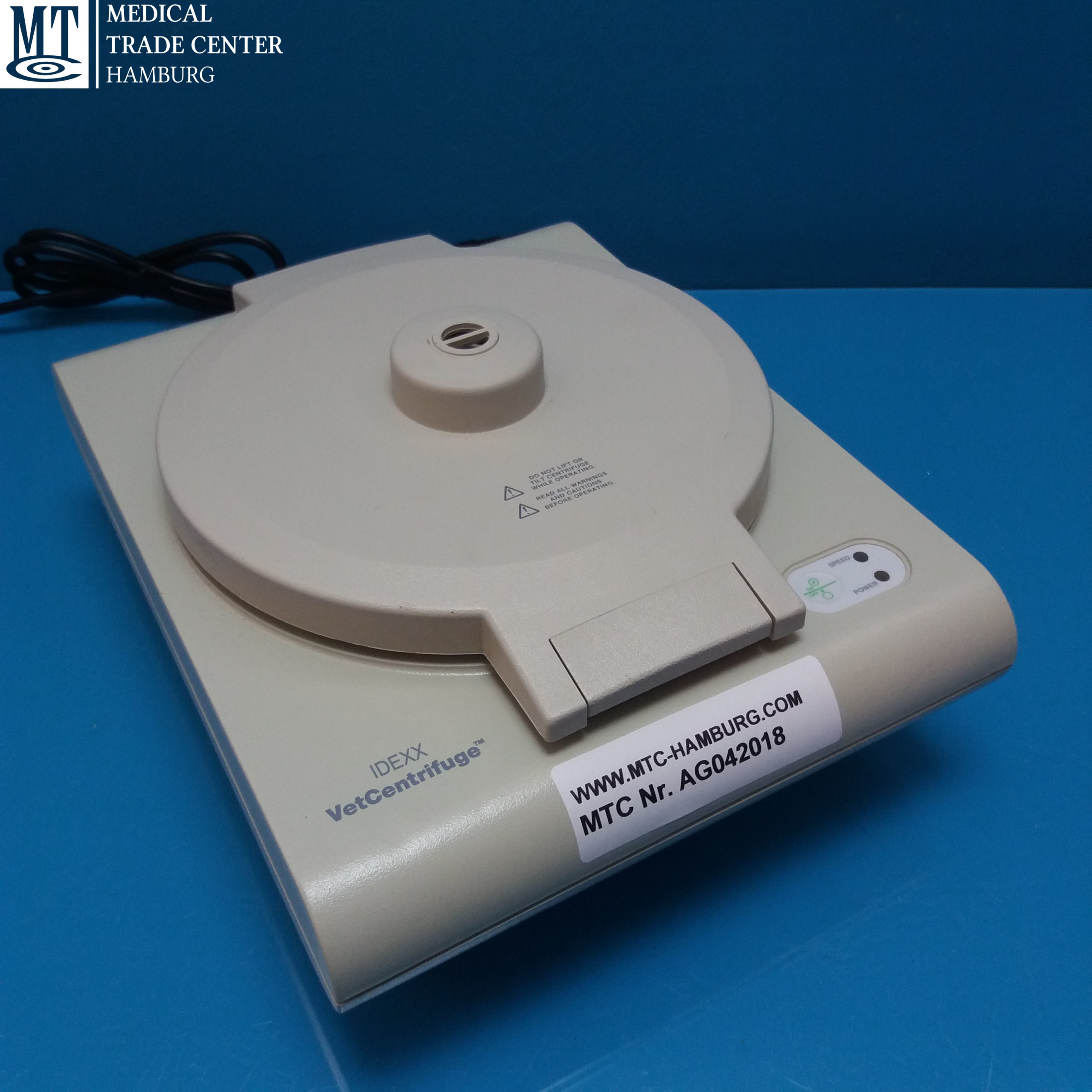 IDEXX Vetcentrifuge QBC Vetcentrifuge Model. 5833 – MTC Hamburg ...