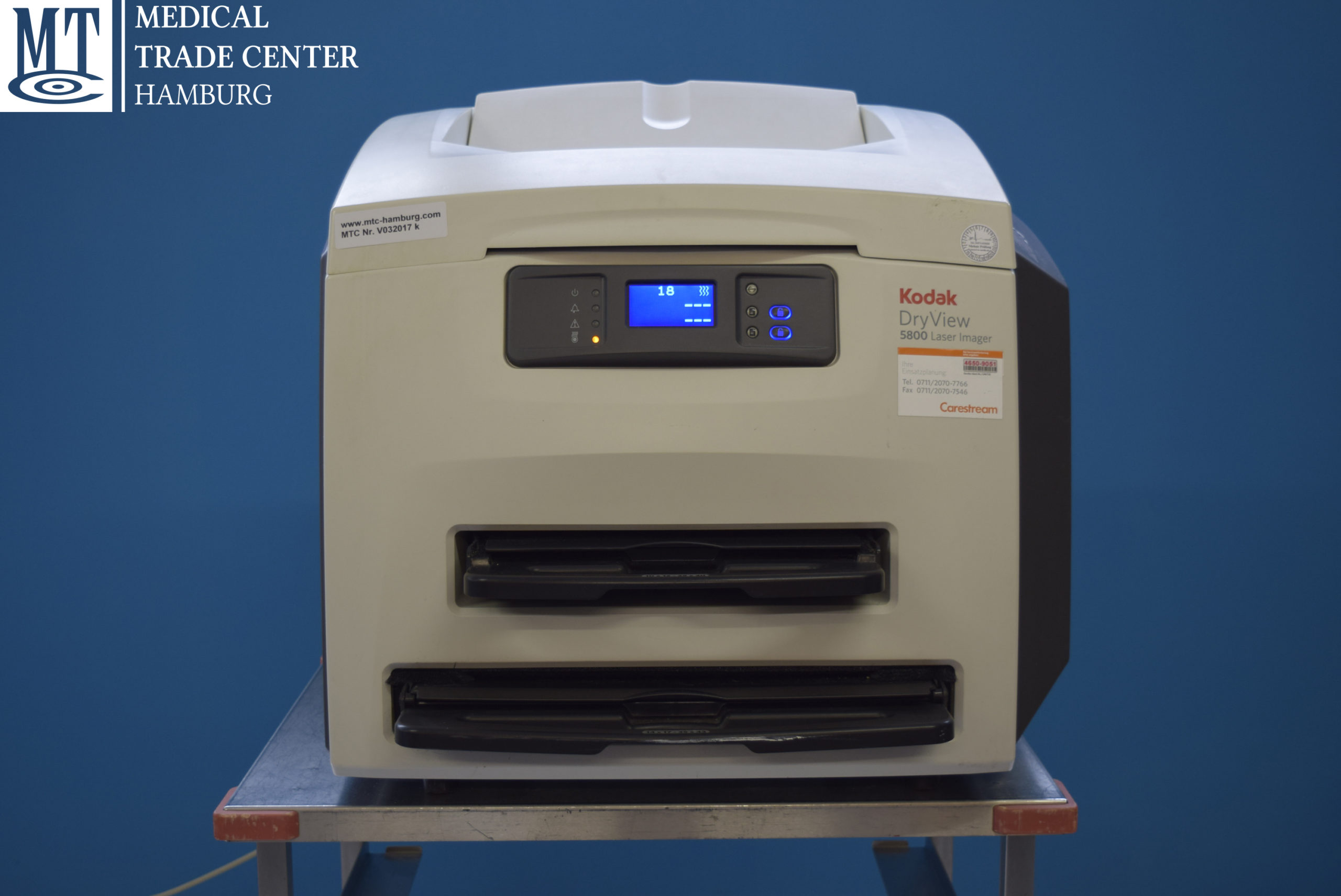 KODAK DRYVIEW 5800 Laser Imager System – MTC Hamburg - Gebrauchte ...