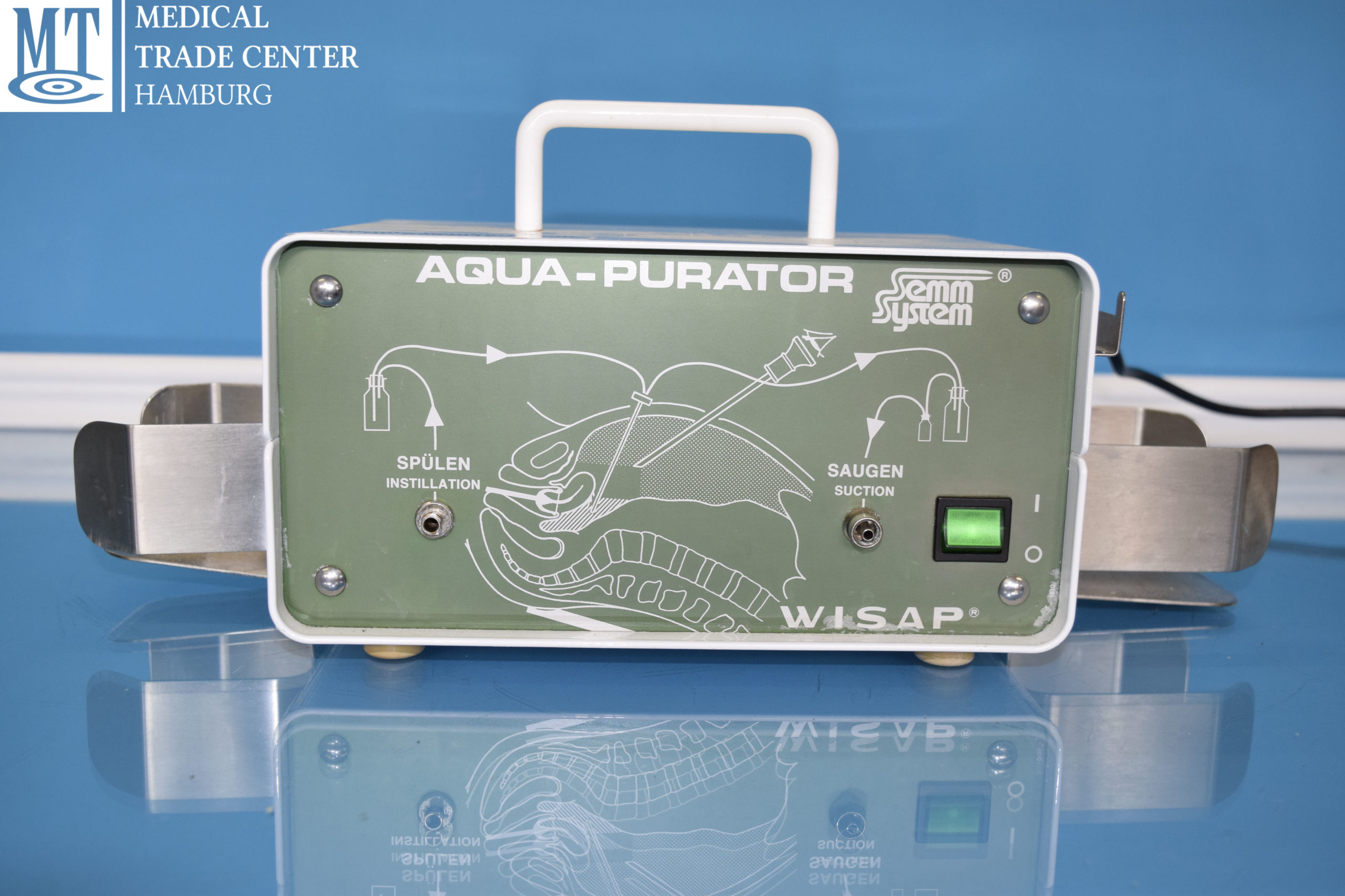 Wisap Aqua Purator Saug-Spülpumpe – MTC Hamburg - Gebrauchte Medizintechnik